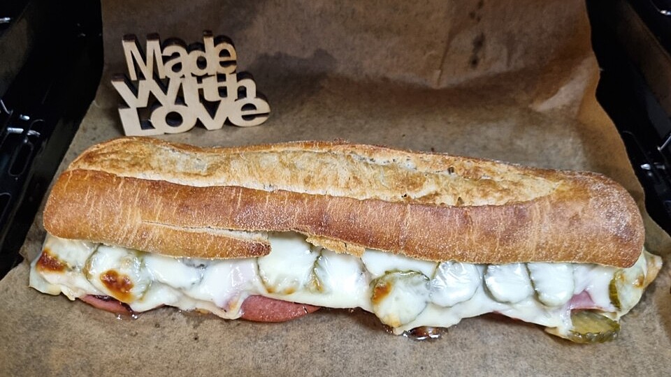 Croque - Belegtes Baguette von 0_Kelly_0