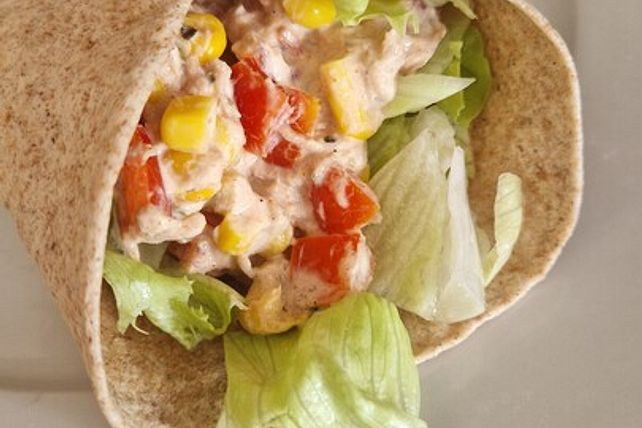 Frischkäse-Thunfisch-Wraps von FroileinTina| Chefkoch