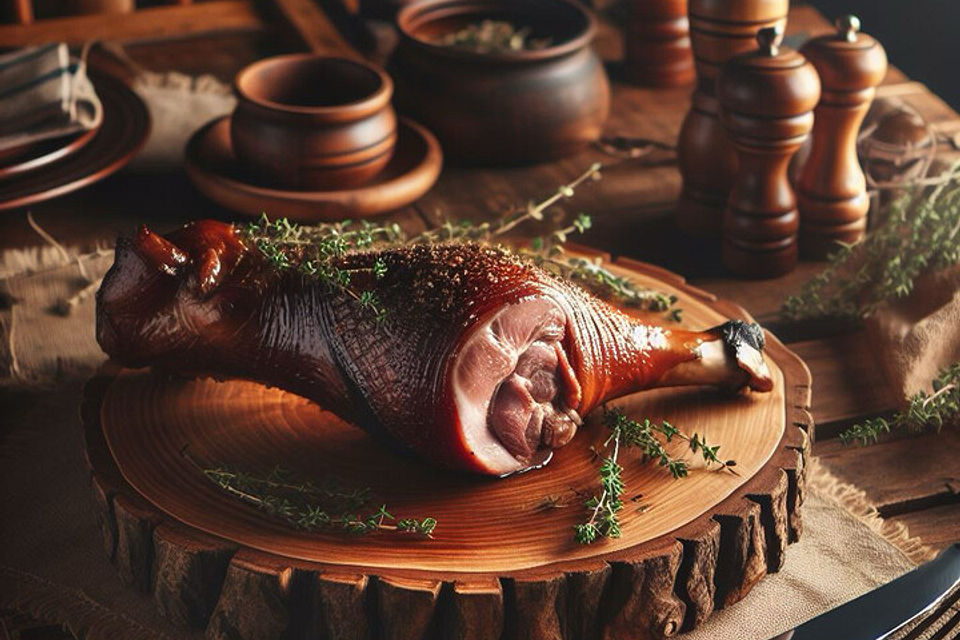 Wildschweinkeule in Buttermilch von oppermann_melina