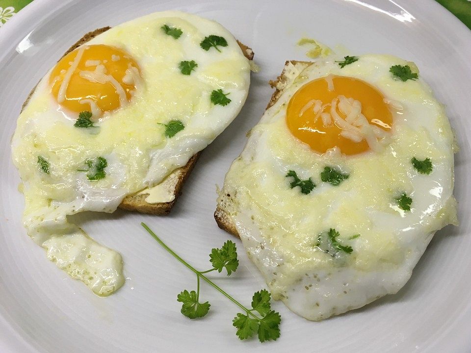 Spiegeleier grün - gelb von brilliant| Chefkoch