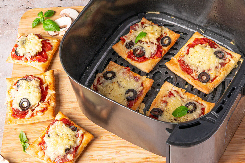 Pizza In Heissluftfritteuse Aufwarmen