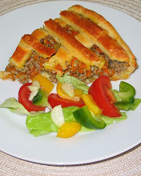 Fabelhafte Hackfleischtorte Mit Blatterteig Fotos