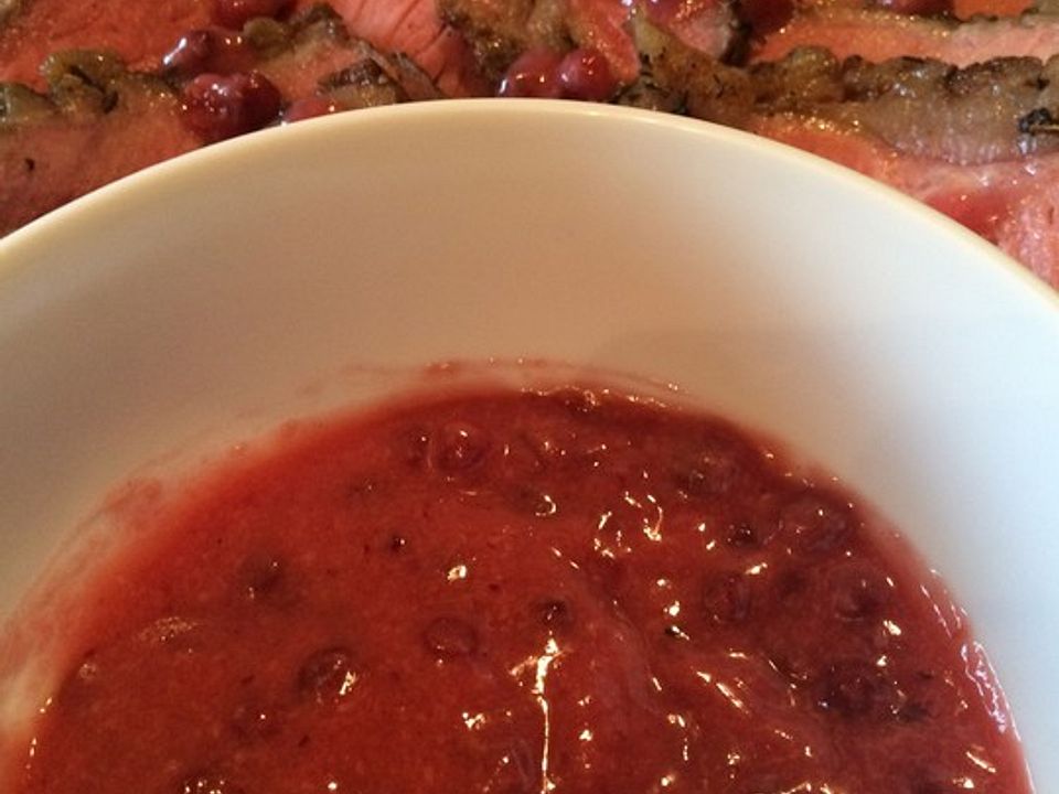 Schnelle Preiselbeersauce von stanze| Chefkoch