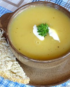 Feine Kartoffelcremesuppe von Ballala