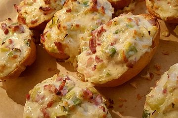 Pizzasemmeln mit Lauch und Schinken von Madda| Chefkoch