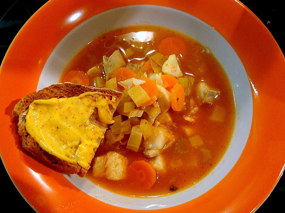 Fischsuppe mit Safran, Orangen und Pernod von UlrikeM| Chefkoch