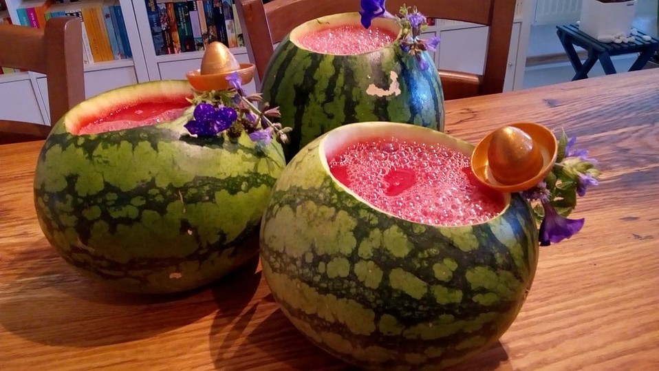 Bowle mit Wassermelone von psycho-piepsi