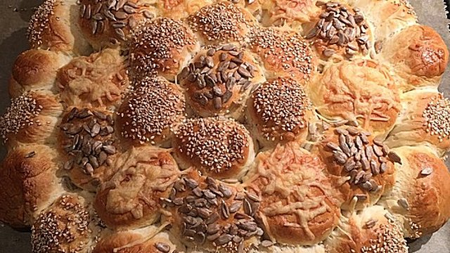 Brötchensonne mit ca. 50 Brötchen von nickelpickel