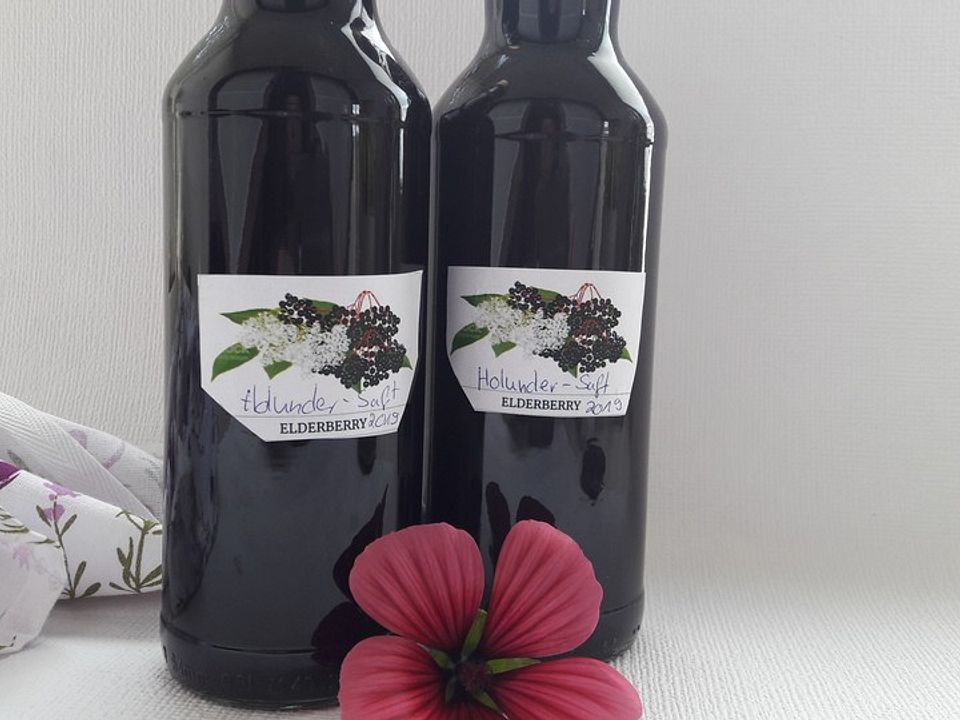 Holundersaft von nina_o | Chefkoch