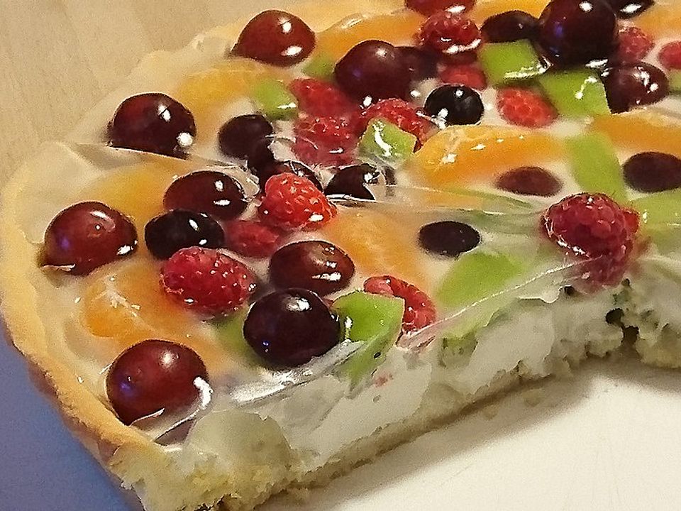 Obsttrtchen Mit Vanillecreme