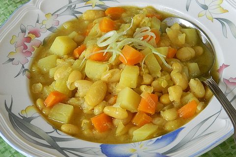 Deftiger Curry - Bohnen - Topf von Elli K.