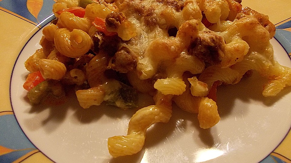 Paprika-Nudel-Auflauf à la Mama von supergoofy| Chefkoch