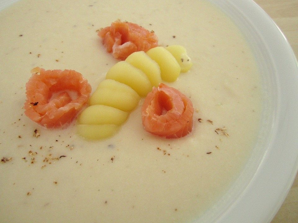 Inges Cremesuppe mit Lachs von inge.hinze| Chefkoch