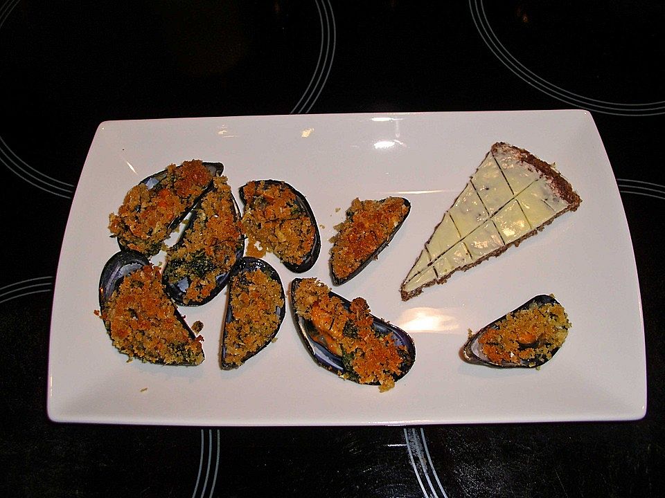 Gefüllte und überbackene Miesmuscheln von judith| Chefkoch