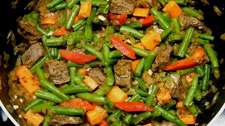 Bulgarische grüne Bohnen mit Fleisch von Fleur5