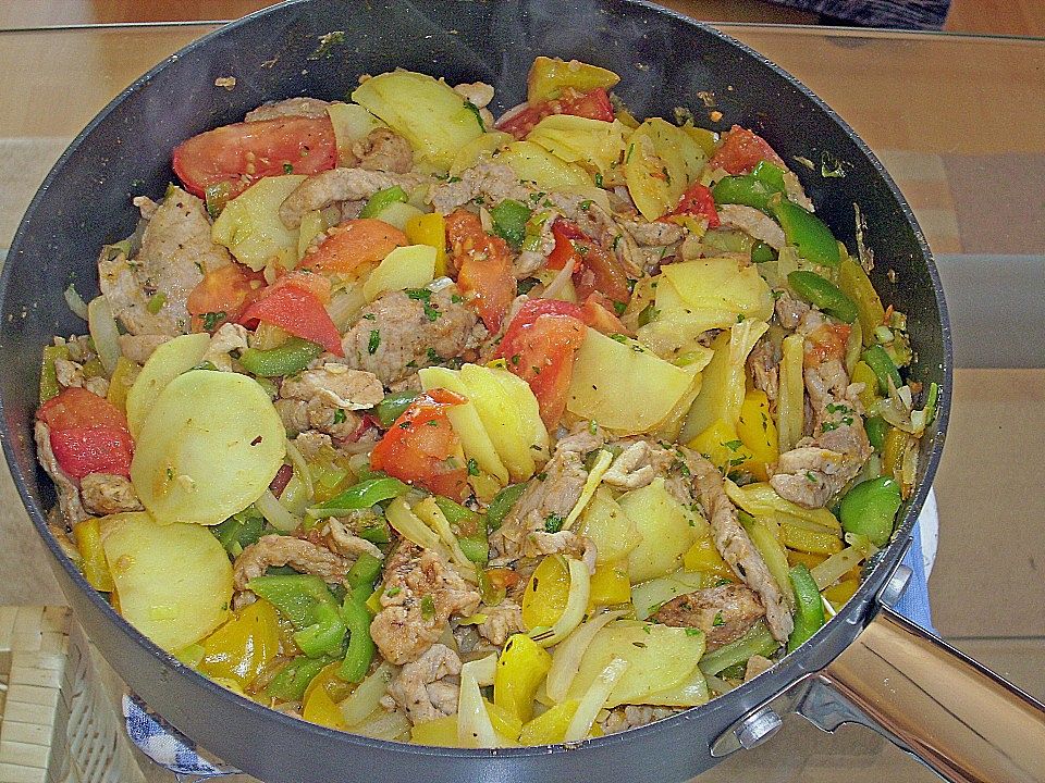 Gyros - Kartoffel - Pfanne von grola| Chefkoch