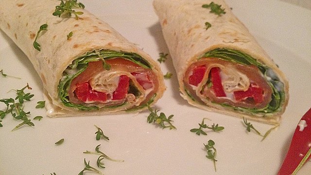 Lachs-Wraps von Street
