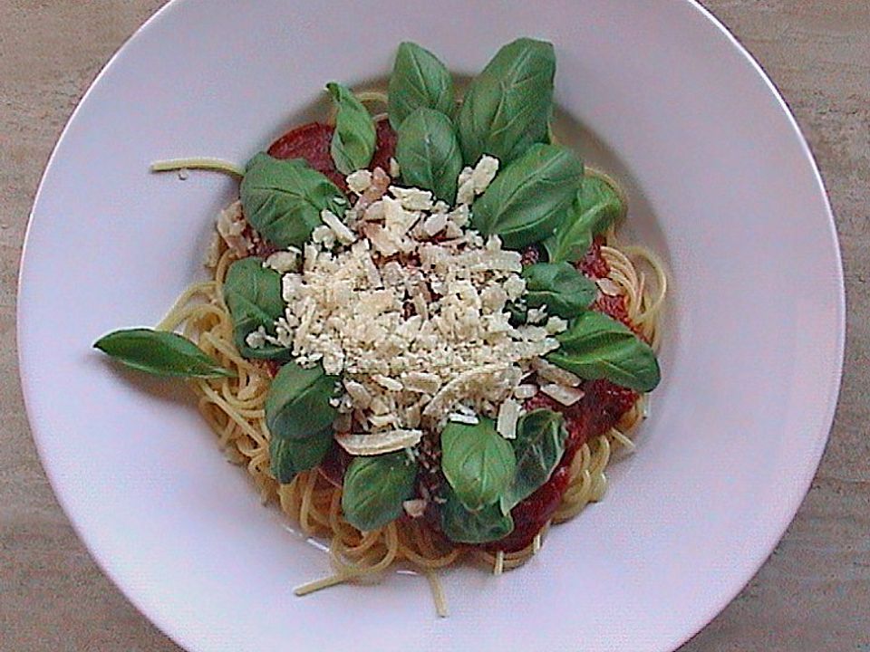 Spaghetti Caprese von Ozan1| Chefkoch