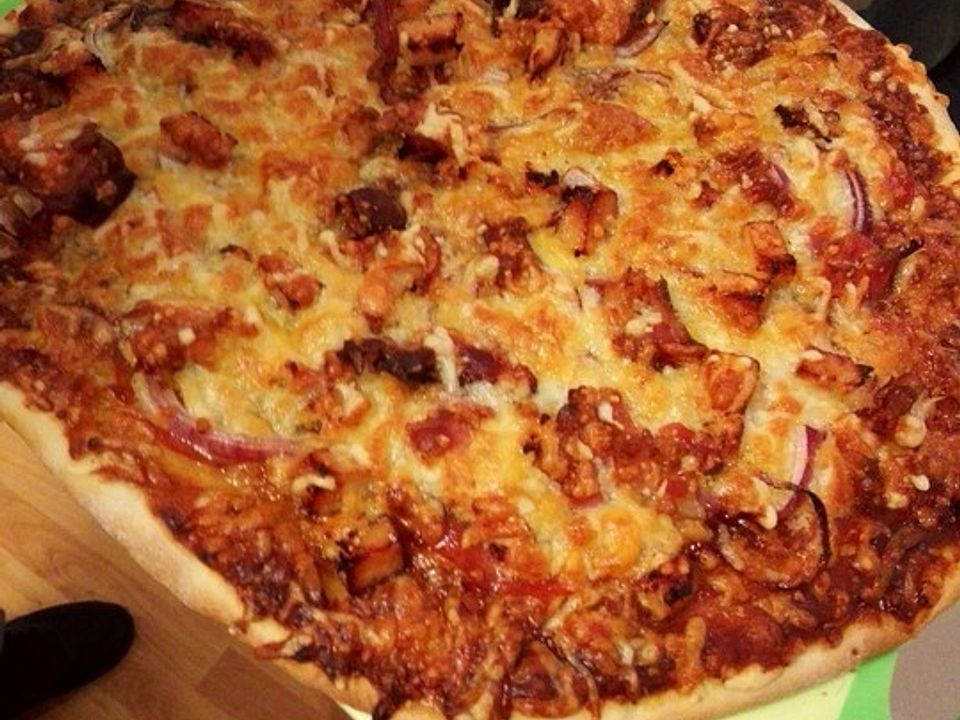 Barbecue - Pizza von Rubyblume | Chefkoch