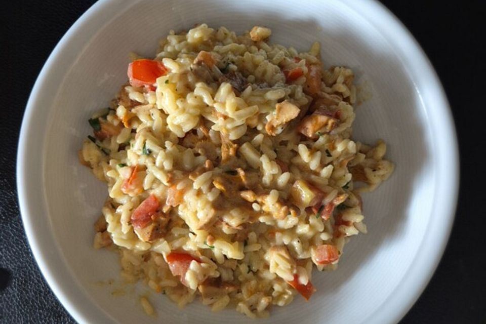 Risotto mit Pfifferlingen von judith