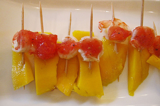 Scampi - Mango - Spieße von tierparktoni