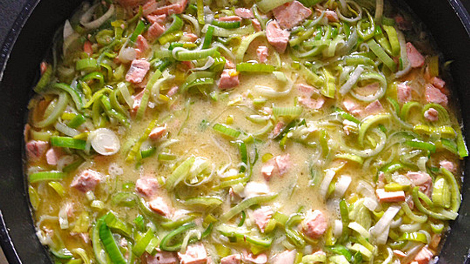 Lachs - Lauch - Sauce von Stiermädchen