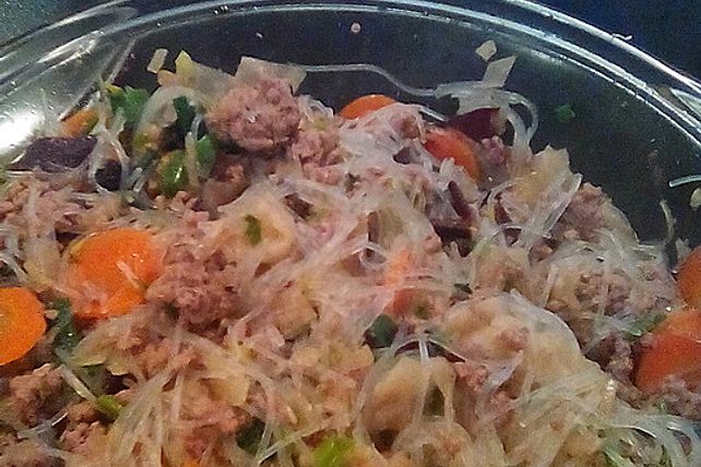 Glasnudeln mit Hackfleisch von eja0788| Chefkoch