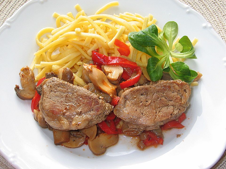Schweinelende mit Paprika von judith| Chefkoch