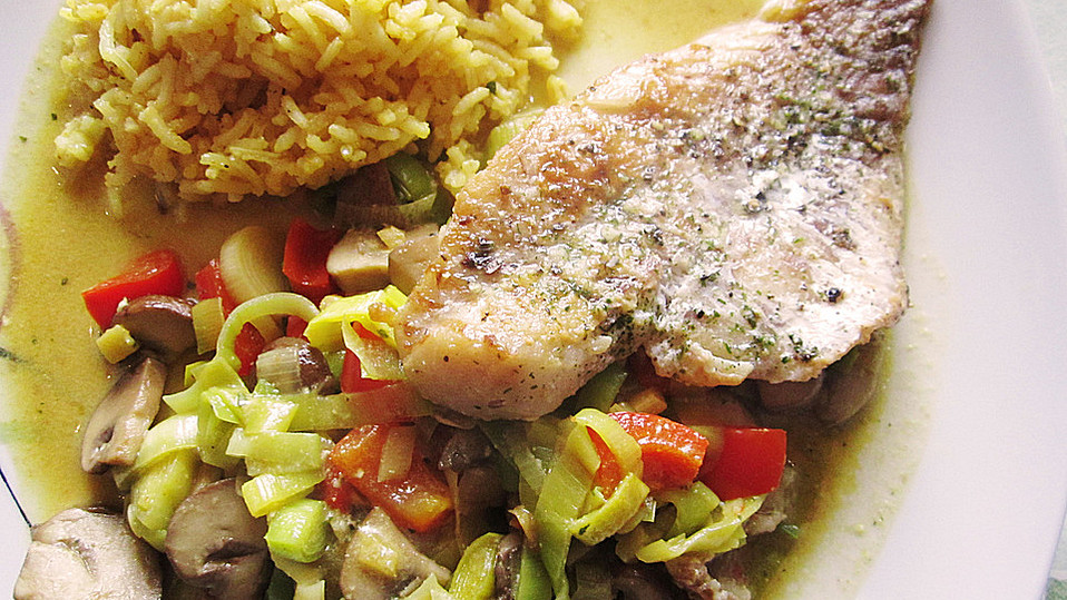 Rotbarsch mit Currygemüse von Gaby3