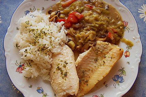 Rotbarsch mit Currygemüse von Gaby3