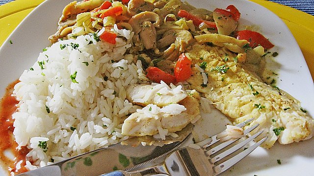 Rotbarsch mit Currygemüse von Gaby3