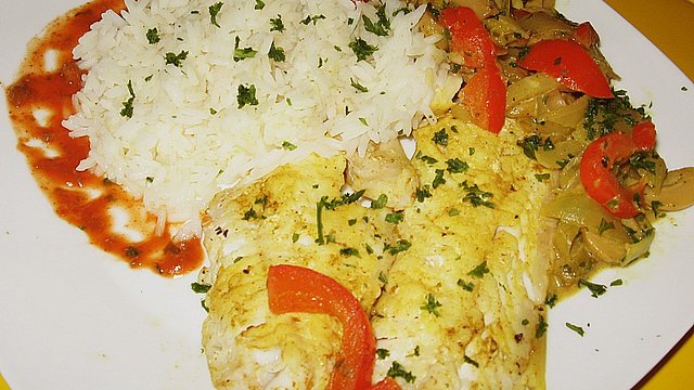 Rotbarsch mit Currygemüse von Gaby3