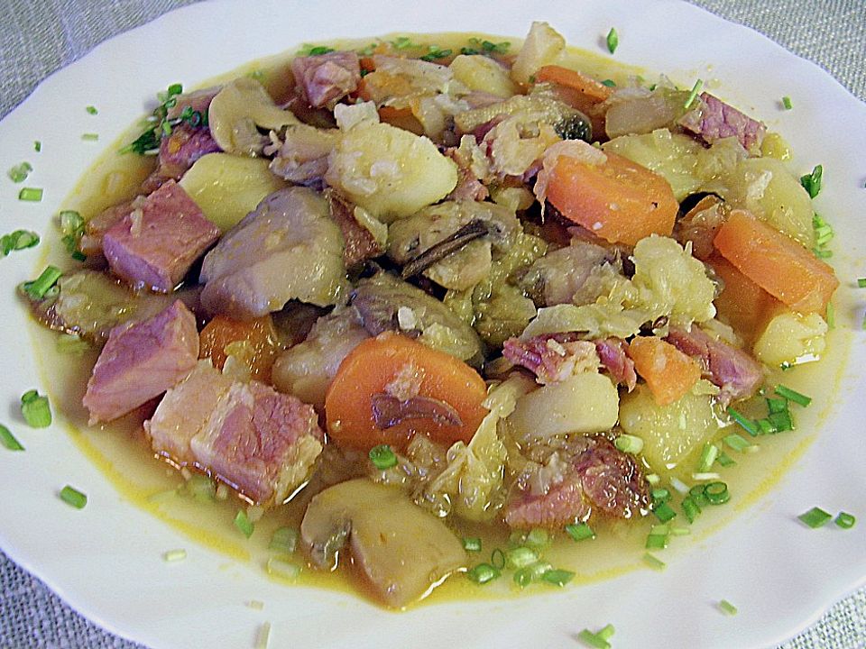 Wirsingeintopf mit Pilzen von miguan| Chefkoch