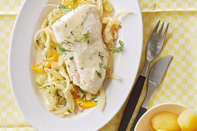 Fischfilet mit Fenchel und Orange von Italobavaria| Chefkoch