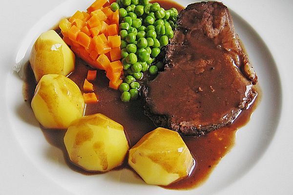 Rinderschulterfilet (falsches Filet) mariniert und NT geschmort von ...