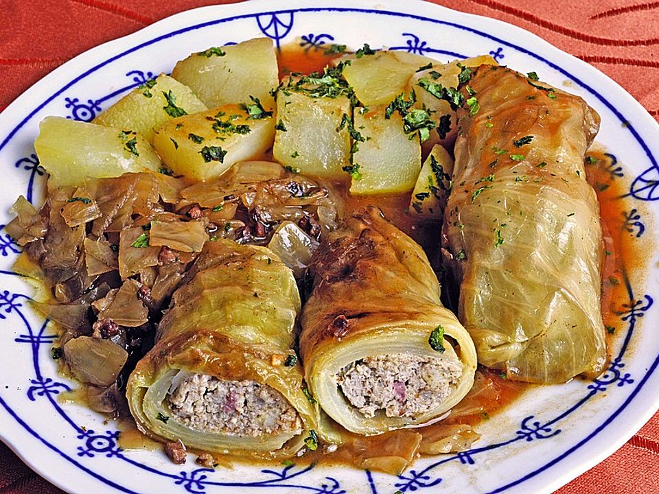 Griechische Gefüllte Kohlrouladen Rezept – NMOPP