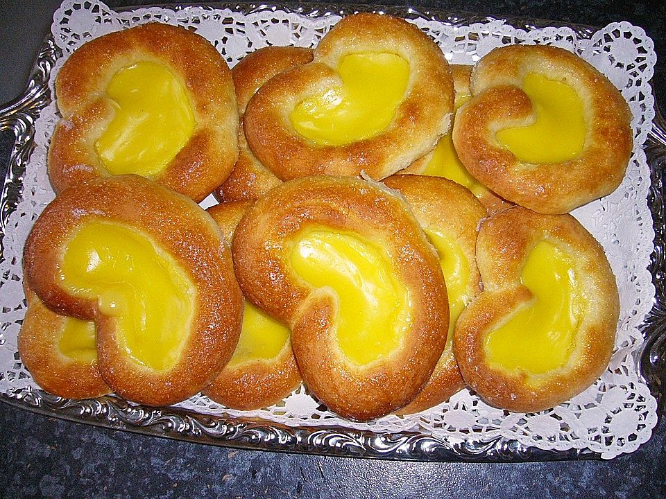 Pudding-Hefeteilchen von fenchelhexe| Chefkoch
