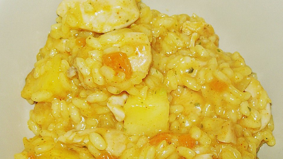 Curry - Risotto mit Huhn von lieschen111