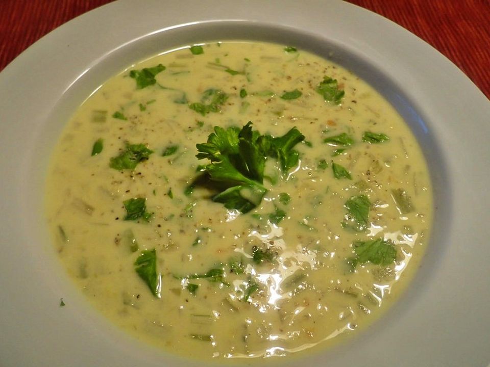 Selleriesuppe mit roten Linsen| Chefkoch