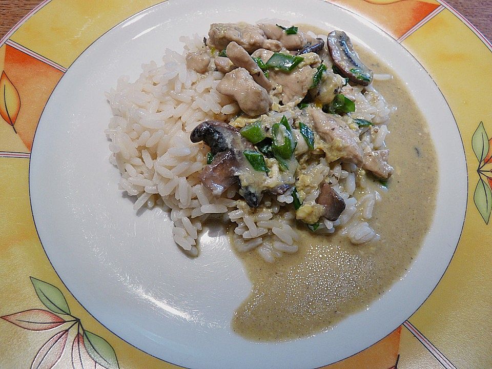 Reis mit Ei und Shiitake - Pilzen von feuervogel| Chefkoch