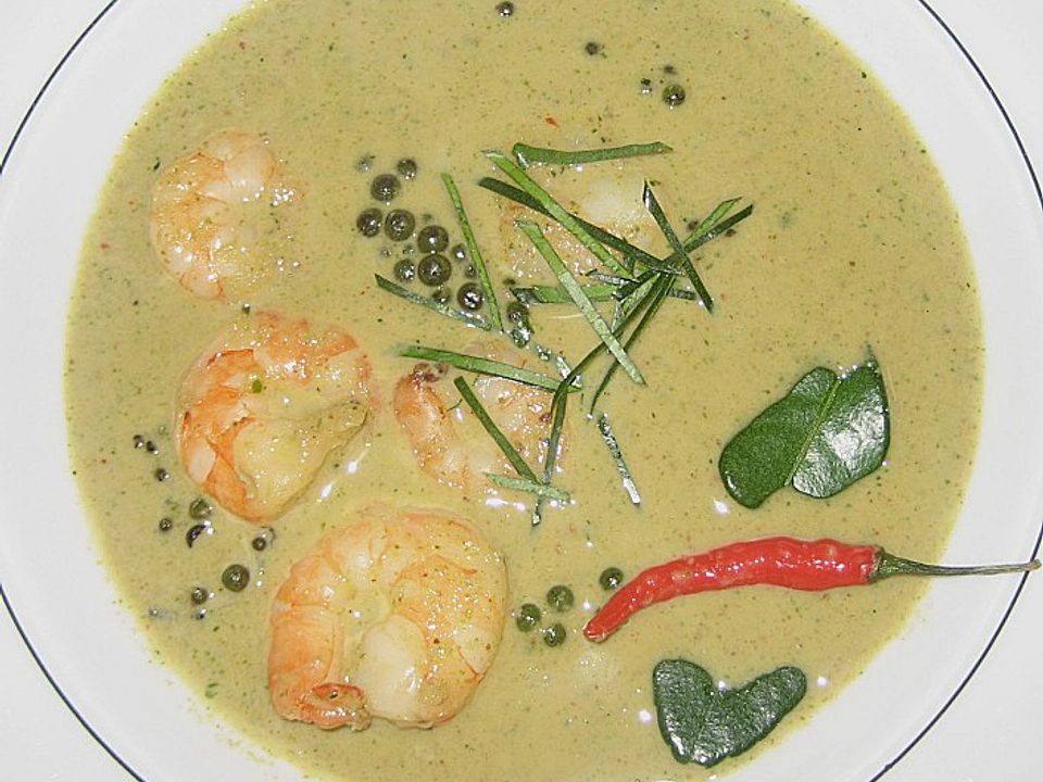 Gaeng Kiau Wan Gung gab Prik Thai On von Dorry| Chefkoch