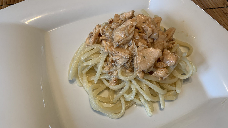 Lachs mit Erdnusssauce von shokini